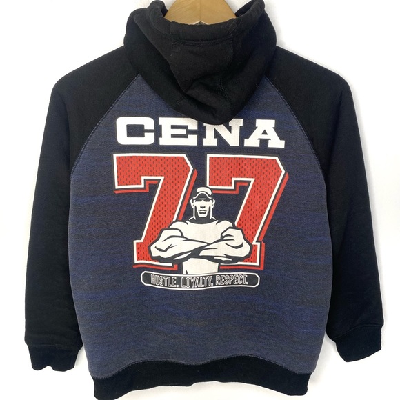 WWE | Jackets & Coats | Wwe John Cena Sherpa Lined Full Zip Hoodie ...